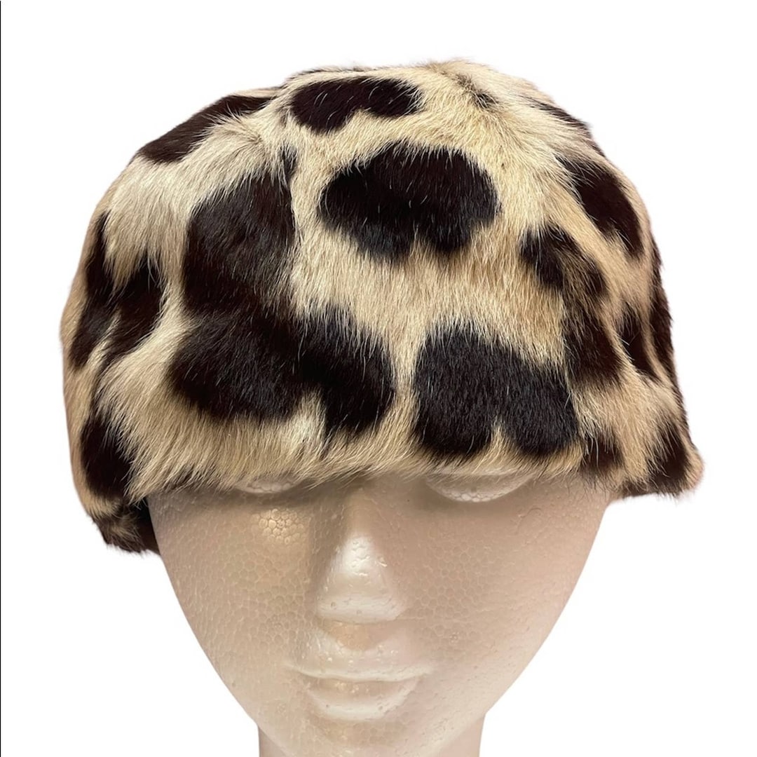 Vintage Authentic Spotted Fur Hat/spotted Fur Saks Fifth Avenue - Etsy