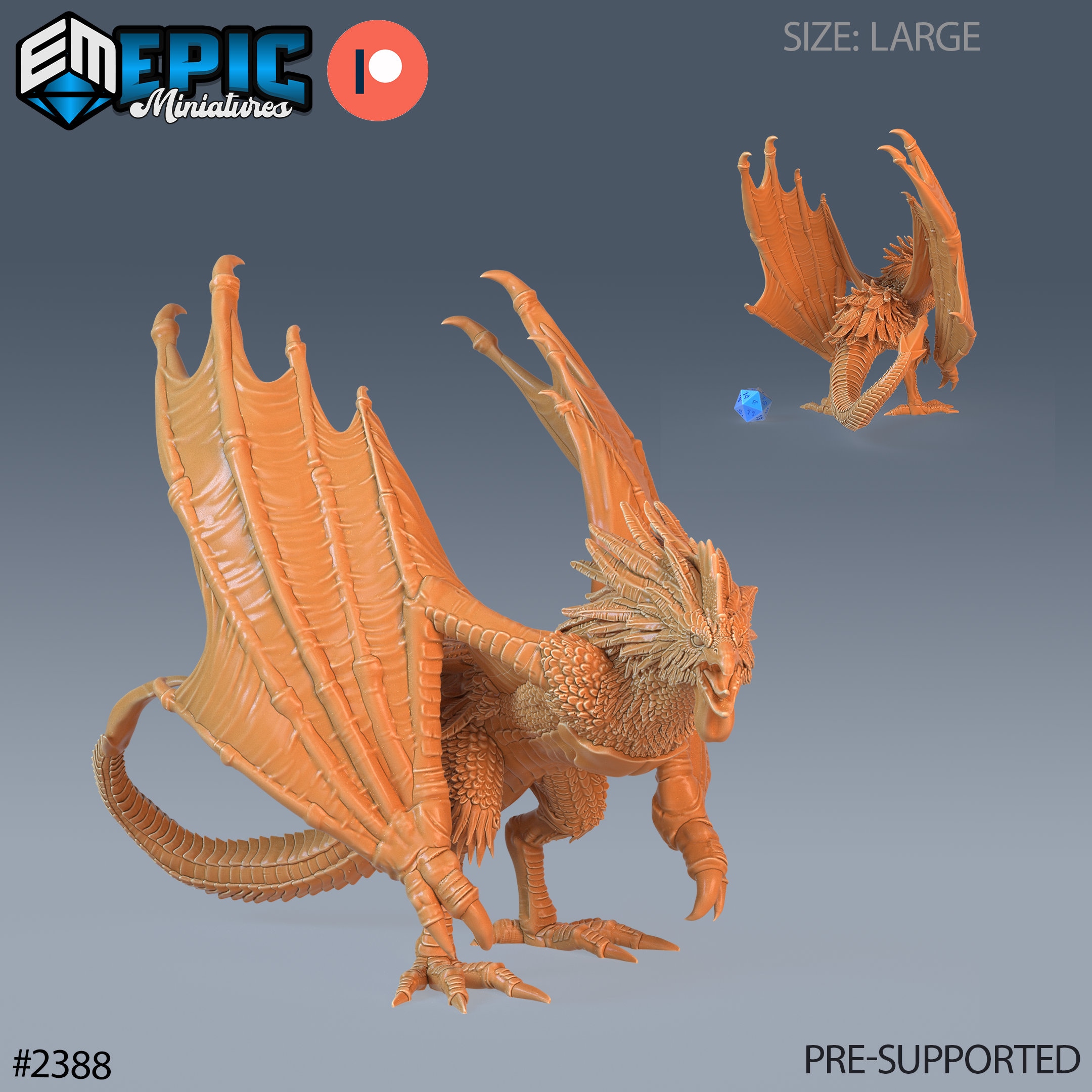 Cockatrice Epic Miniatures Large - Etsy