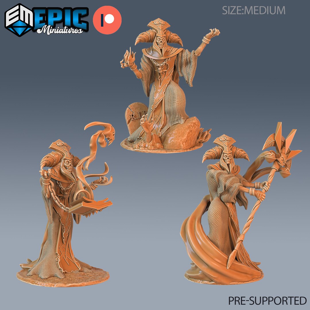 Arch Lich Epic Miniatures Medium - Etsy