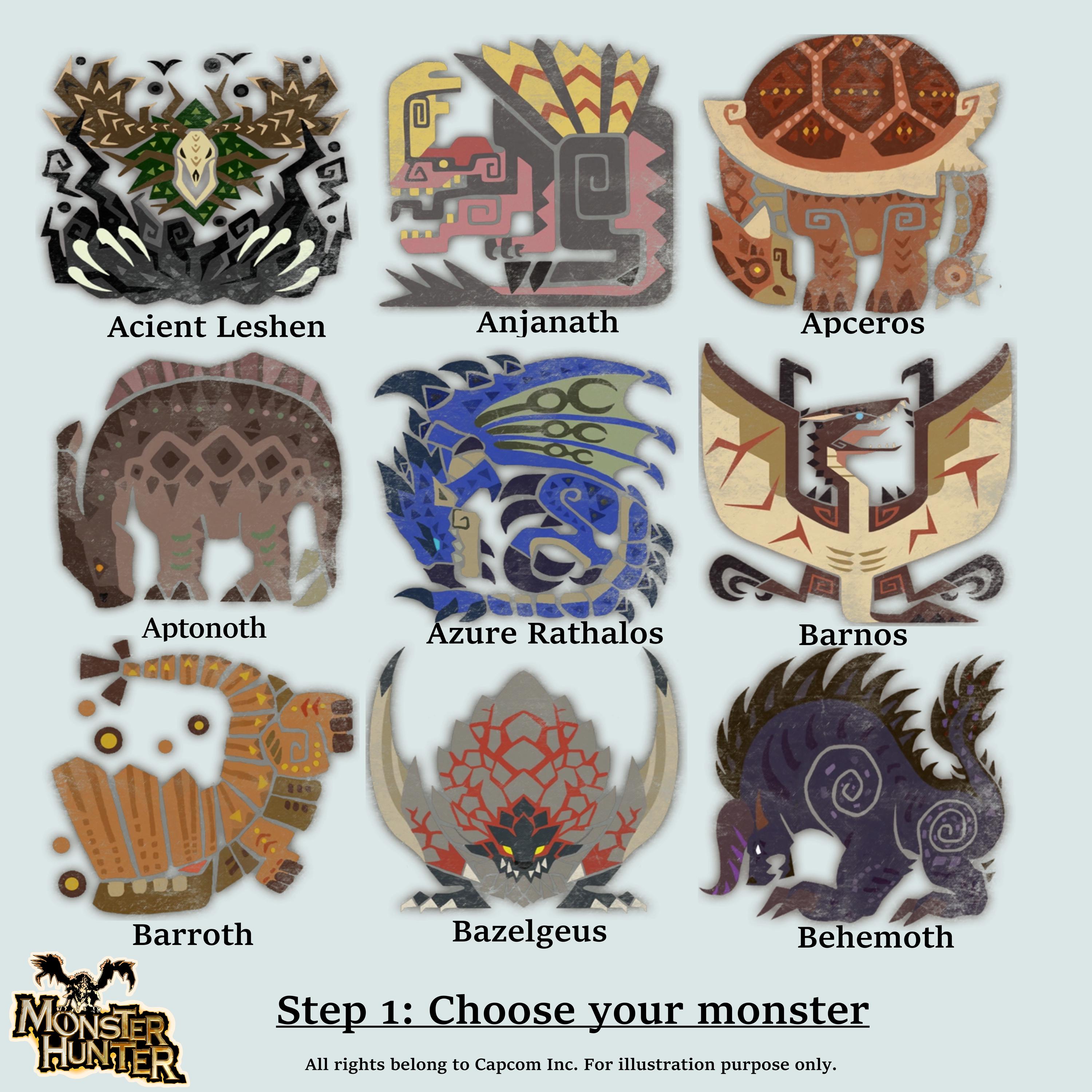 Monster Hunter Patch - Etsy
