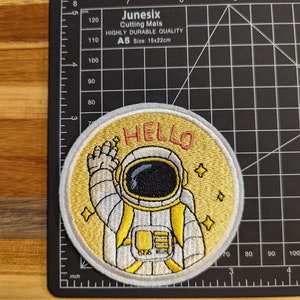 Astronaut Pattern Fun and Colorful Iron-on Patches (pack of 7) - Etsy