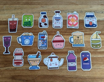 Texture Stickers - Etsy
