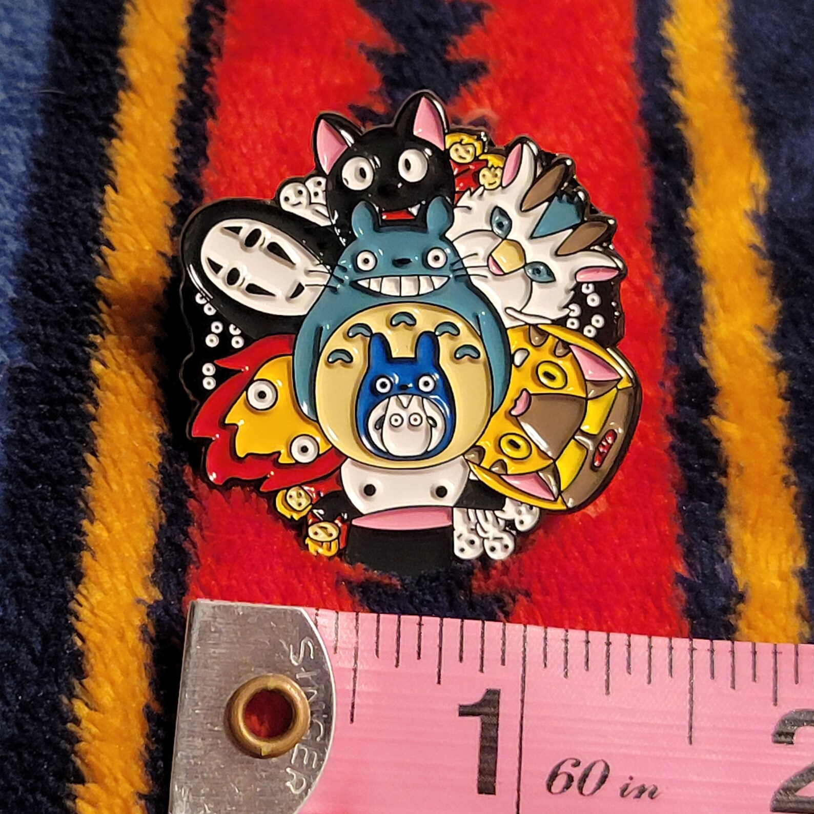 Anime Friends Hard Enamel Pin: To-toro/Jiji.Cat/Cal.cifer - Etsy 日本