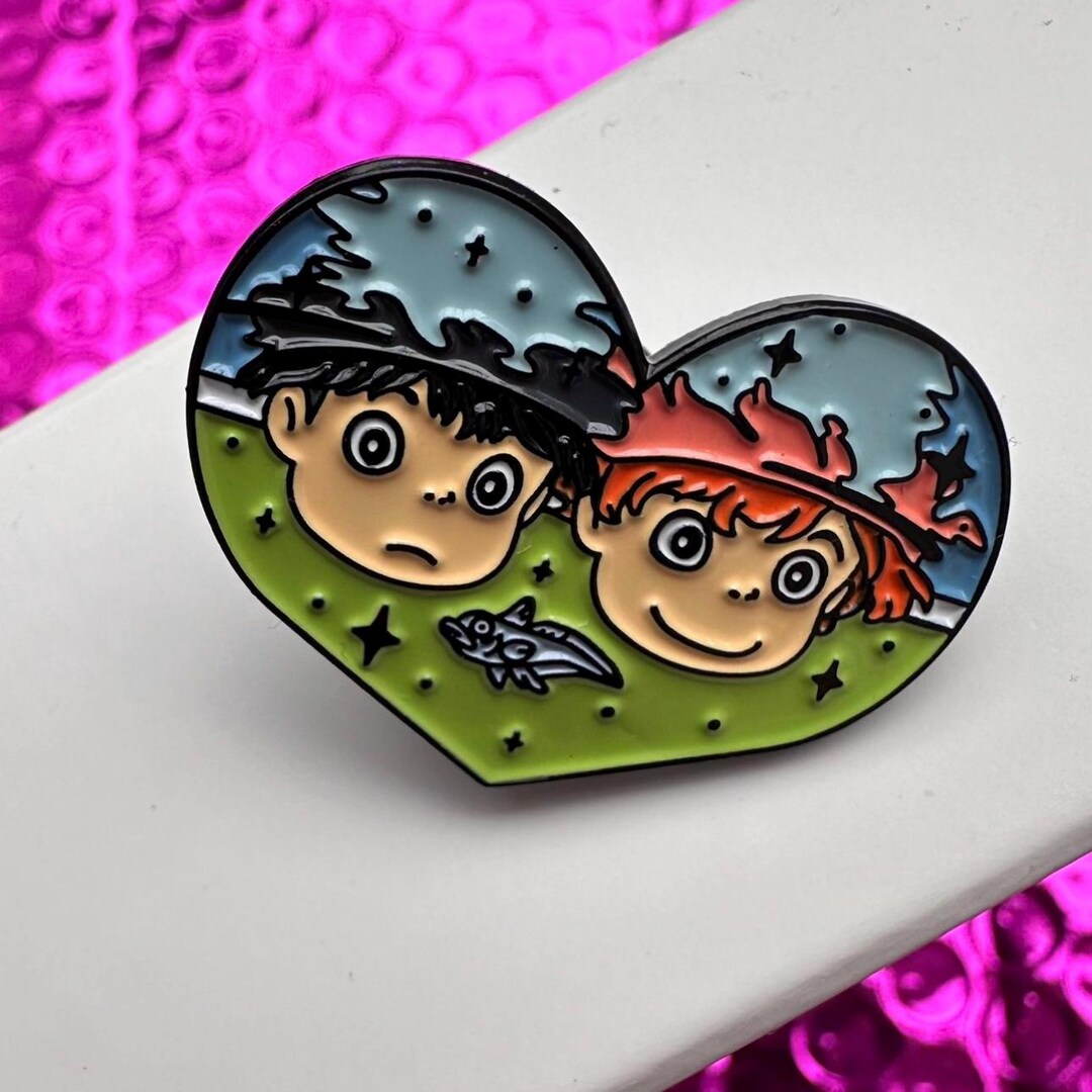 Adorably Cute Anime Sea Water Ponyo and So.suke Chibi Characters ...