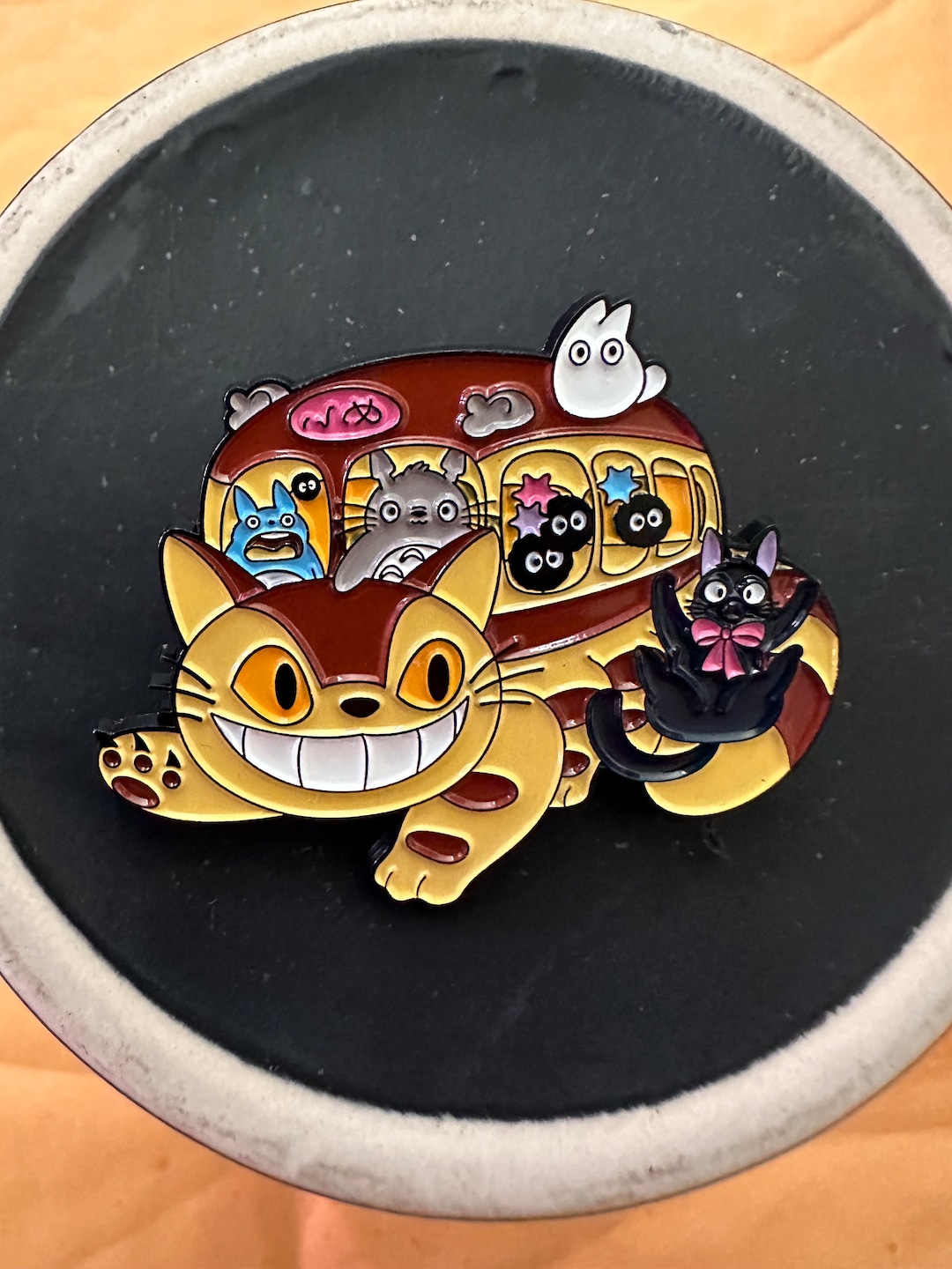 Cat Chibi Bus Anime Pin With Characters Cartoon Kitty Kawaii - Etsy