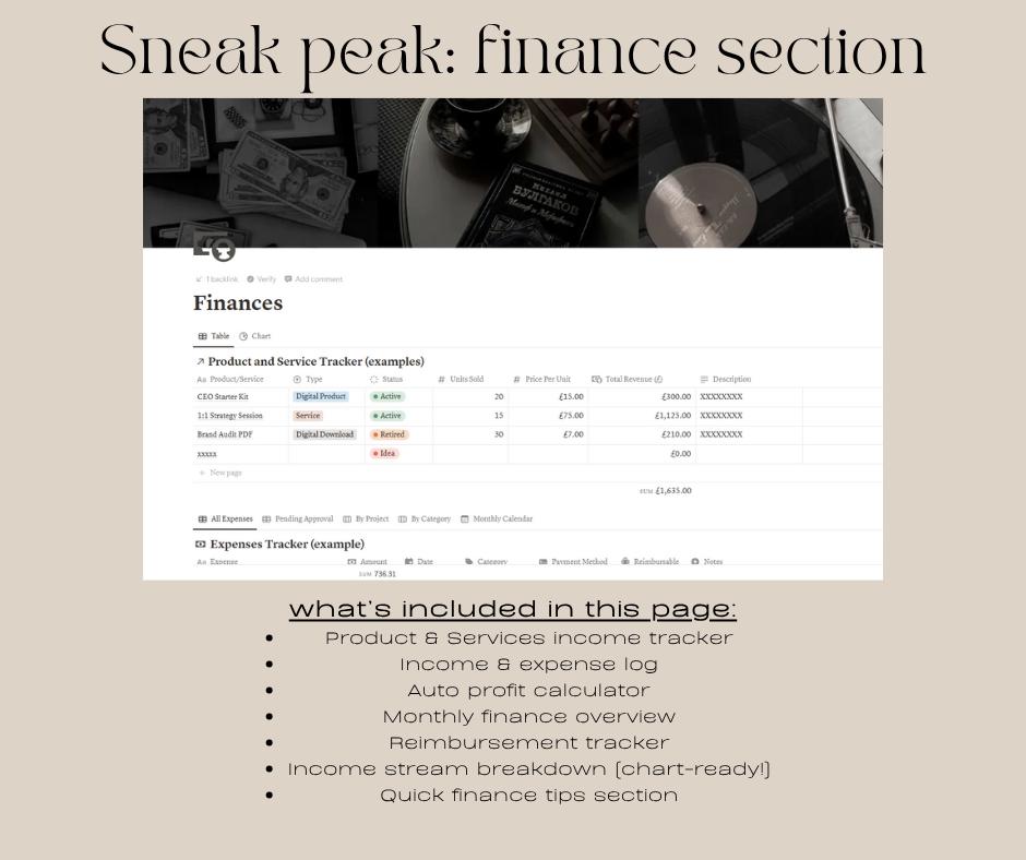 Notion CEO Starter Kit | Ultimate Business Planner for Entrepreneurs ...