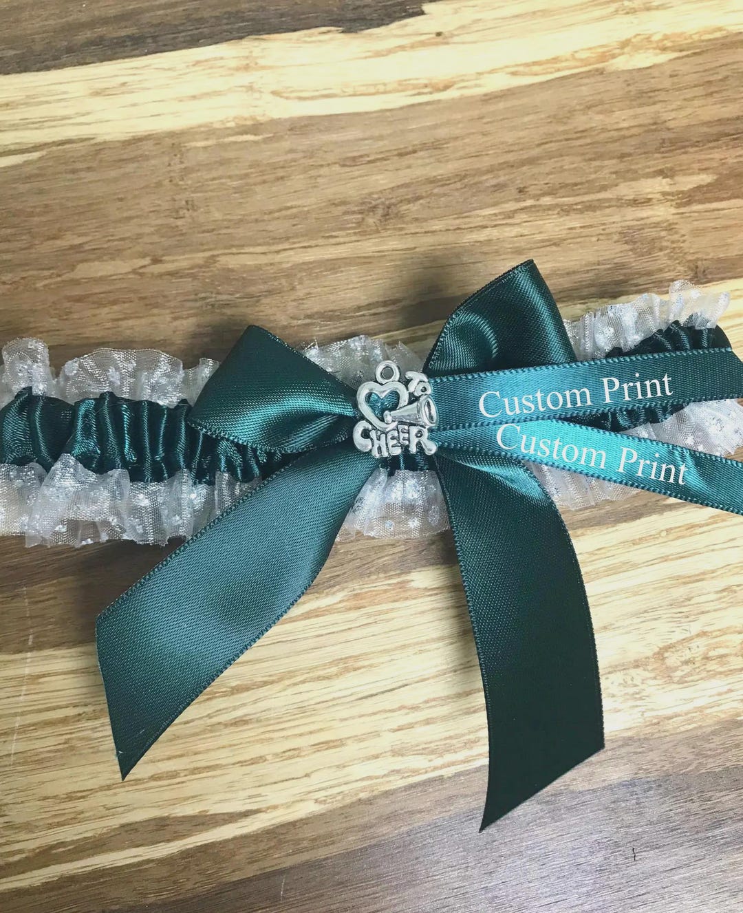 Sparkle Cheer Garters. Custom Cheerleading Garters. - Etsy