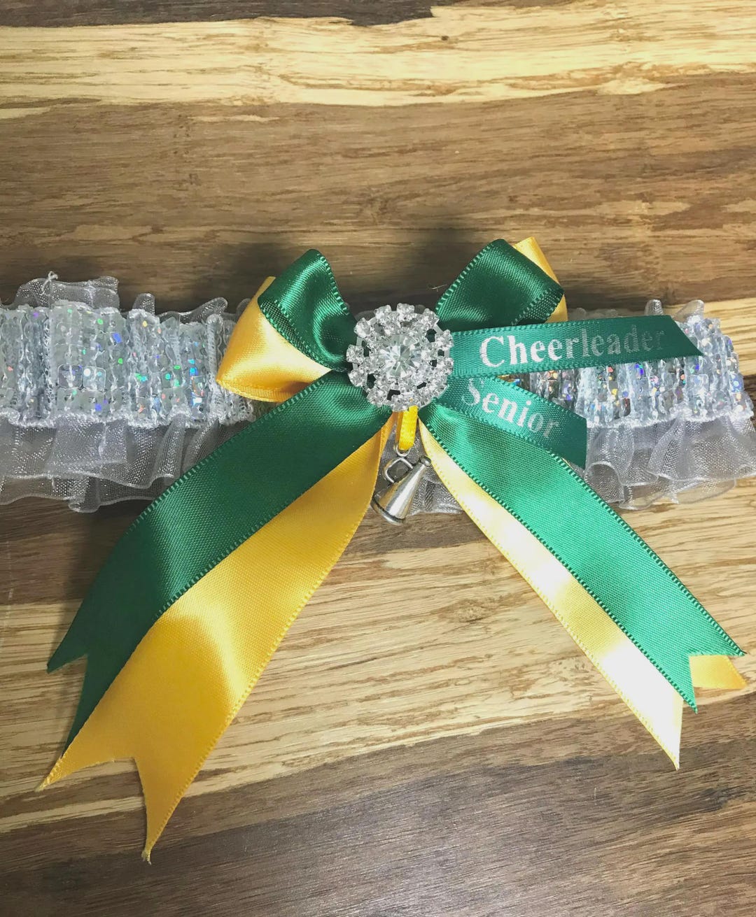 Sequin Cheer Garter. Custom Cheerleading Garter. - Etsy