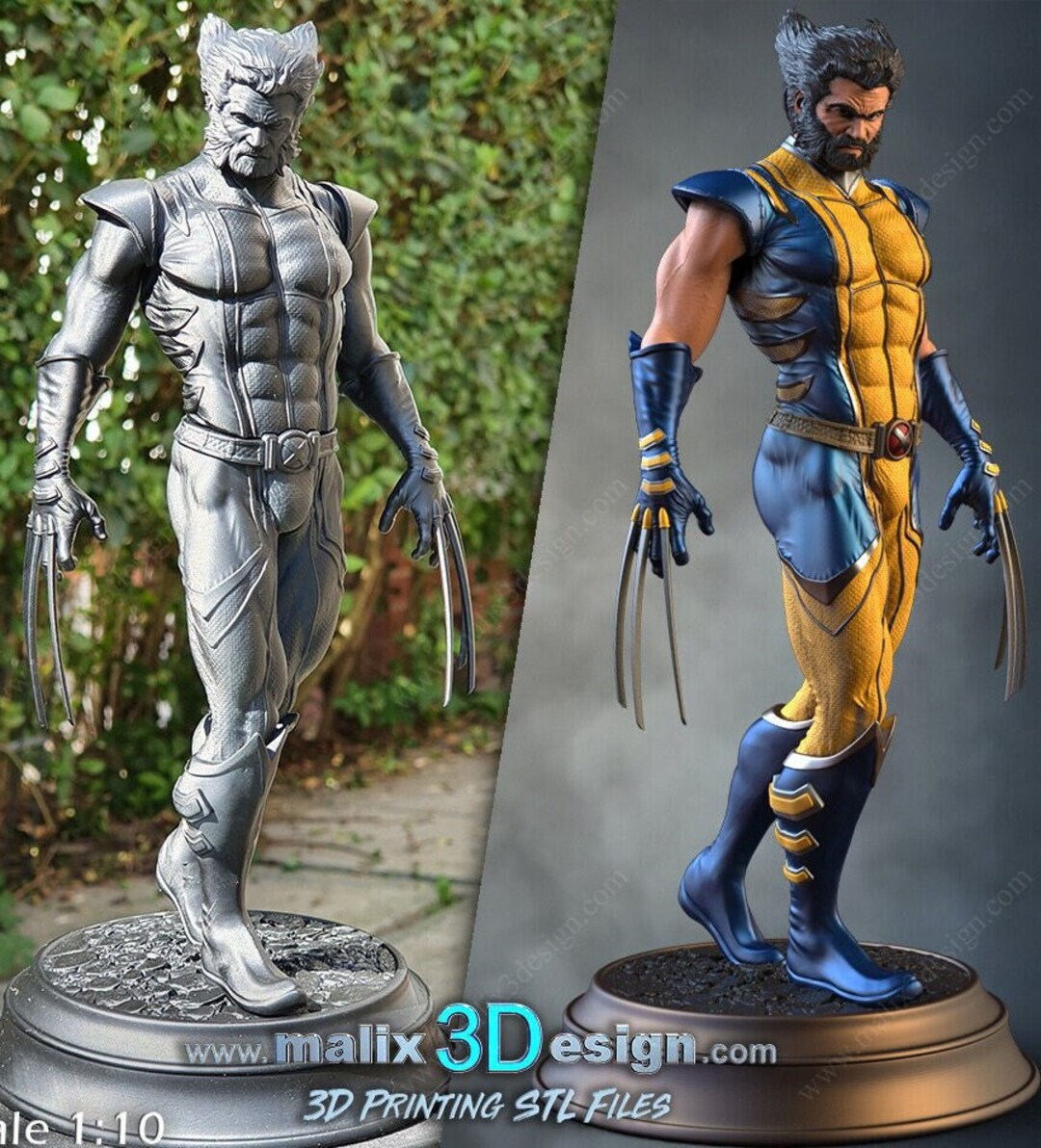 Wolverine Fan Art Model Unpainted Model Kit Sanix3d Model 3D Printed ...