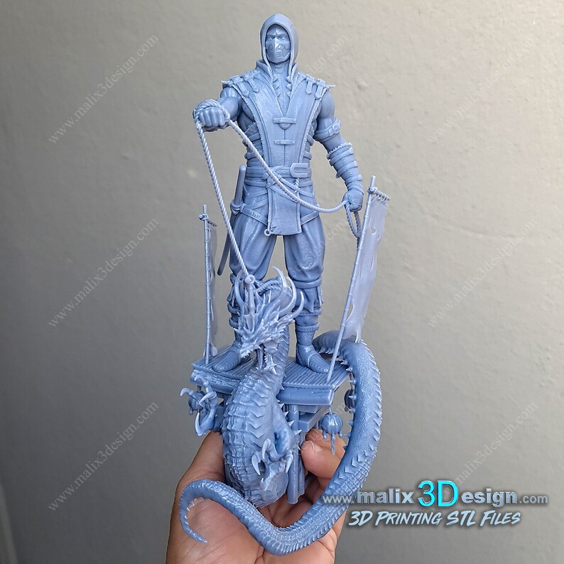 1/10 Scale Scorpion Mortal Kombat Fan Art Model Kit Unpainted - Etsy