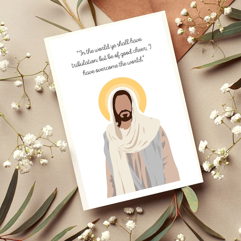 English - I Have Overcome the World | Christ Printable Digital Download ...