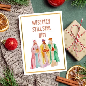 Wise Men Still Seek Him Printable Art, Christ Christmas Digital ...