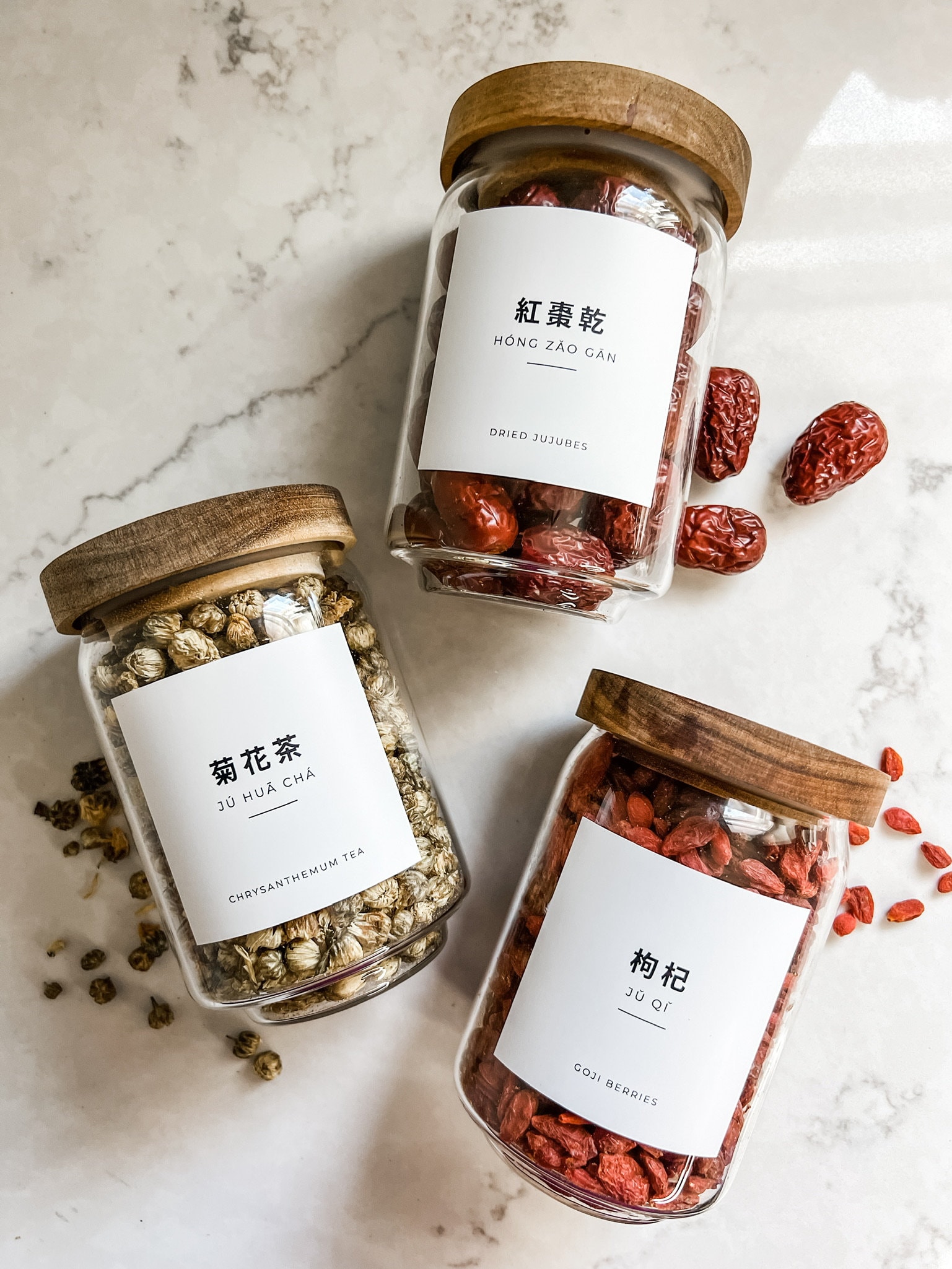 MODERN Font | Pantry Labels | Bilingual Chinese | Water and Oil ...