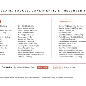 MINIMALIST Font | Oil, Sauce, and Condiment Labels | Bilingual Chinese ...