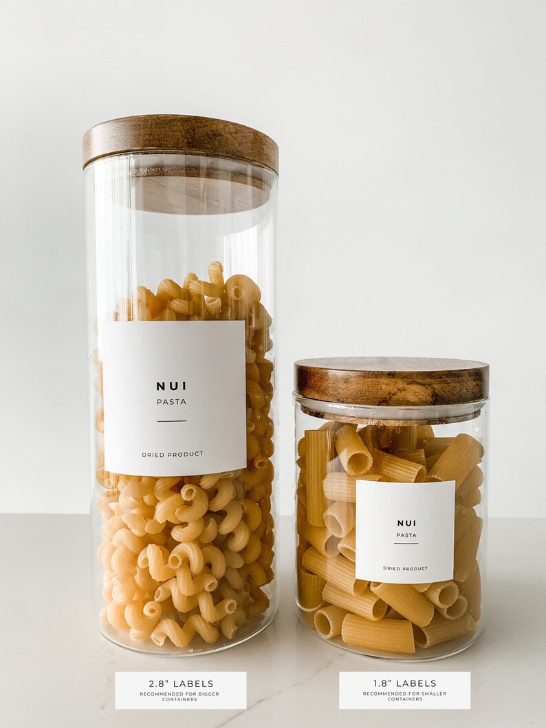 MODERN Font | Pantry Labels | Bilingual Vietnamese | Water and Oil ...
