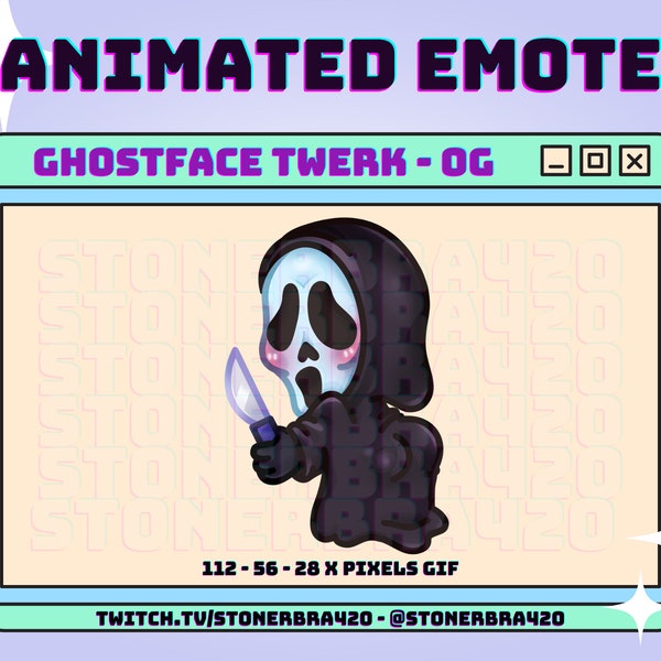 The Ghostface Emote - Etsy
