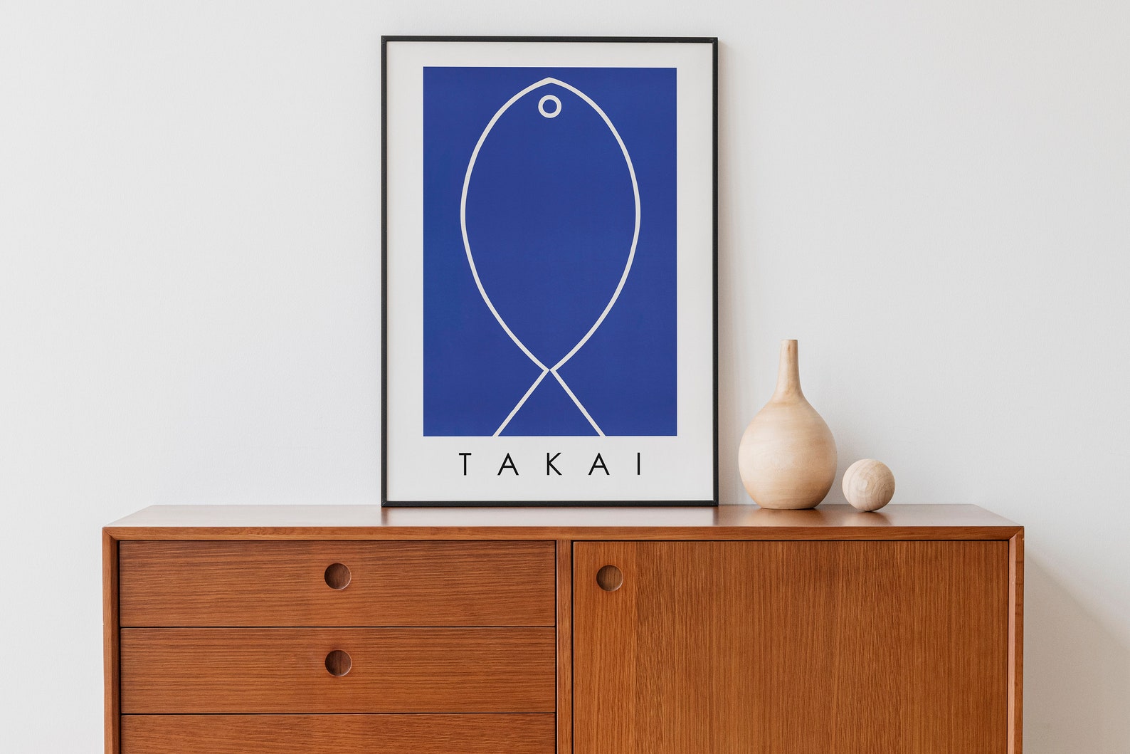 Abstracte Vintage Japandi Art - Digitale Download Poster, Wall Art Print - TAKAI - Etsy