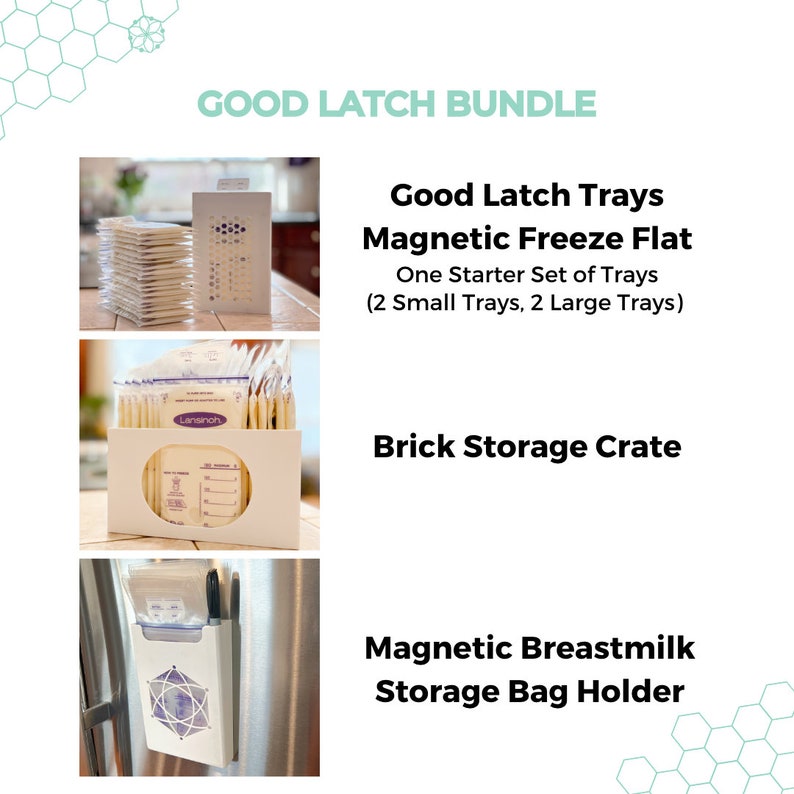 Good Latch Magnetic Freeze Flat Trays for Breastmilk - Etsy