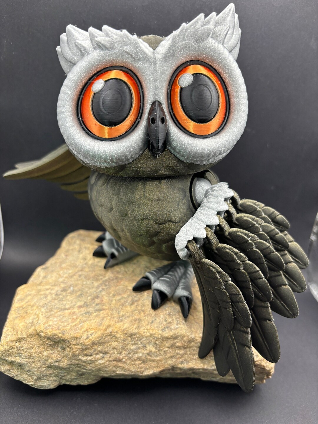 3D Flexi Articulated Owl Authorized Flexi Factory Seller Fidget Toys ...