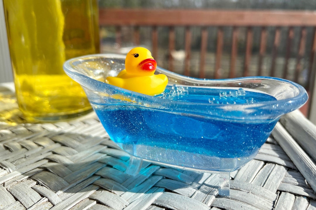 Resin Rubber Duck in the Tub Fun Bathroom Decor - Etsy
