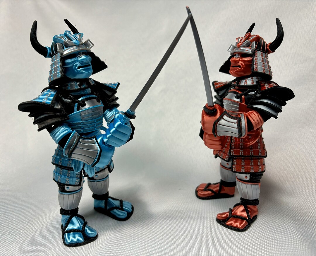 3D Flexi Samurai Desk Fidget Toy | Authorized Flexi Factory Seller ...