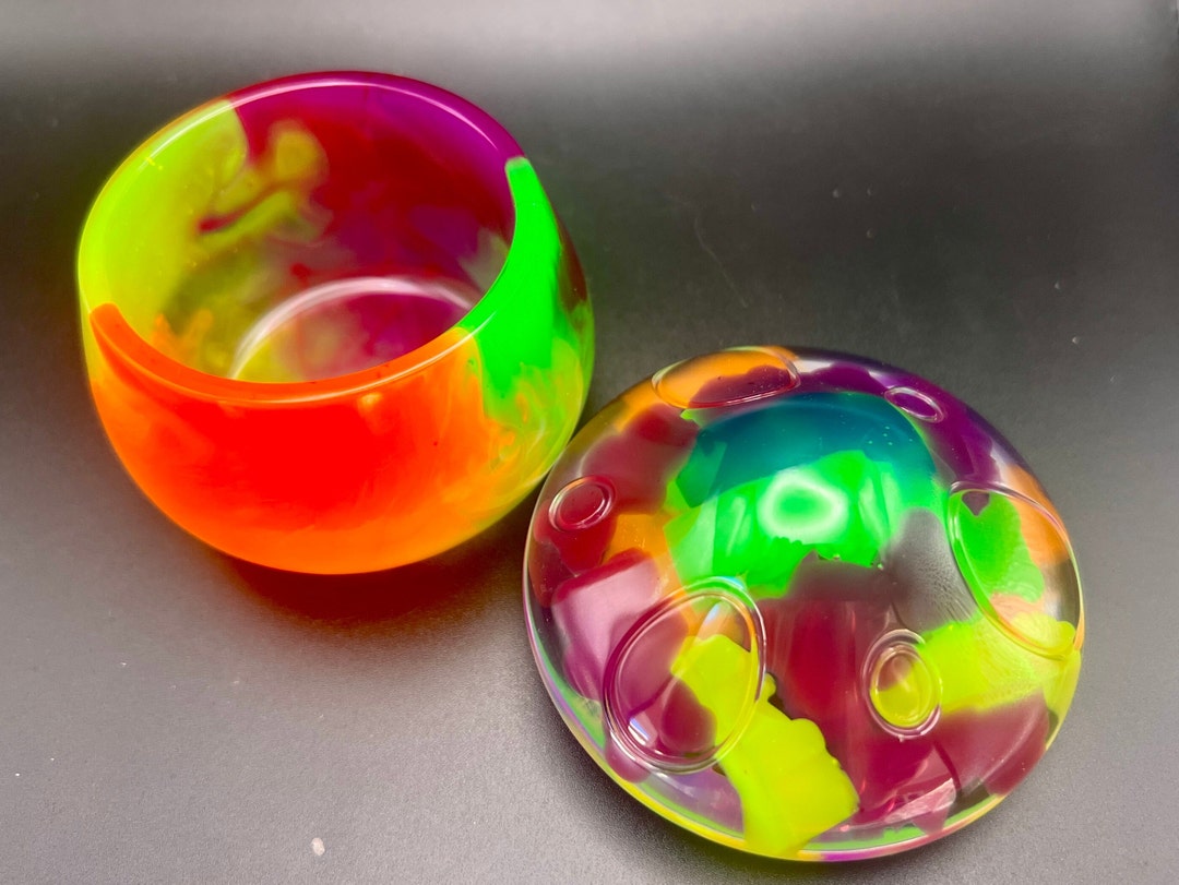 Neon Gummy Bear Mushroom Jars Jars Unique Gifts - Etsy