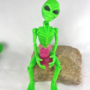 3D Articulated Aliens- Friendly and Rude | Glow Figures | Sci-fi Lovers ...