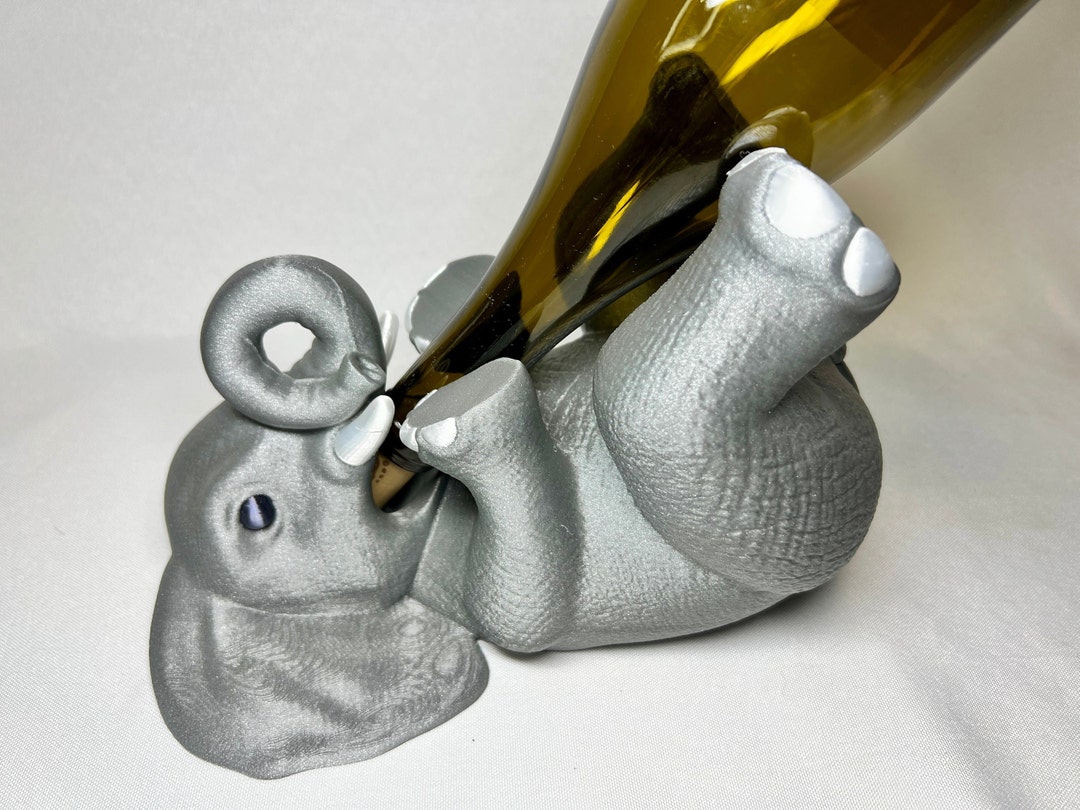 Elephant Wine Bottle Holder | 3D Printing | Bottle Display - Etsy