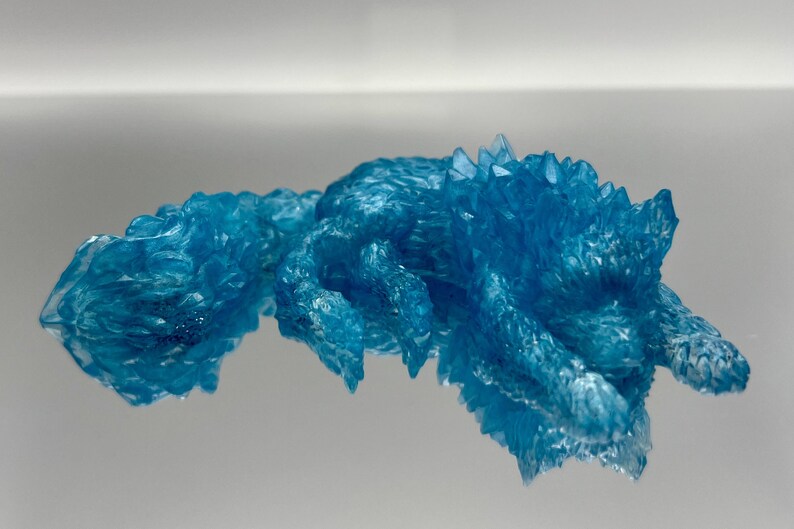 Shimmering Resin Ice Crystal Wolves Fantasy Resin - Etsy