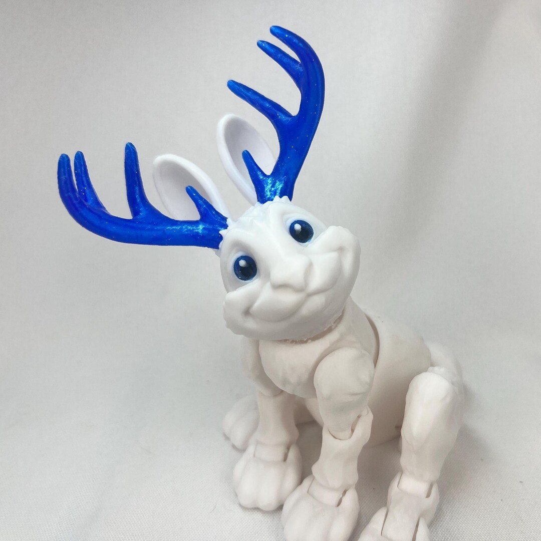 3D Articulated Jackalope | Desk & Fidget Figures | Mythical Creatures ...