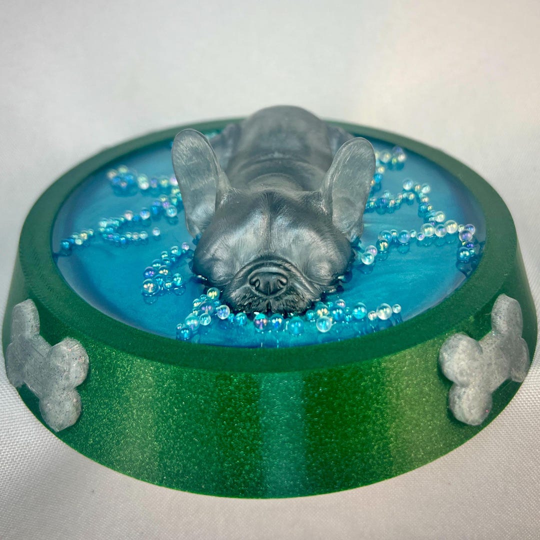 French Bulldog in Bubble Bath Figurine | Unique Gifts | Frenchie Lover ...