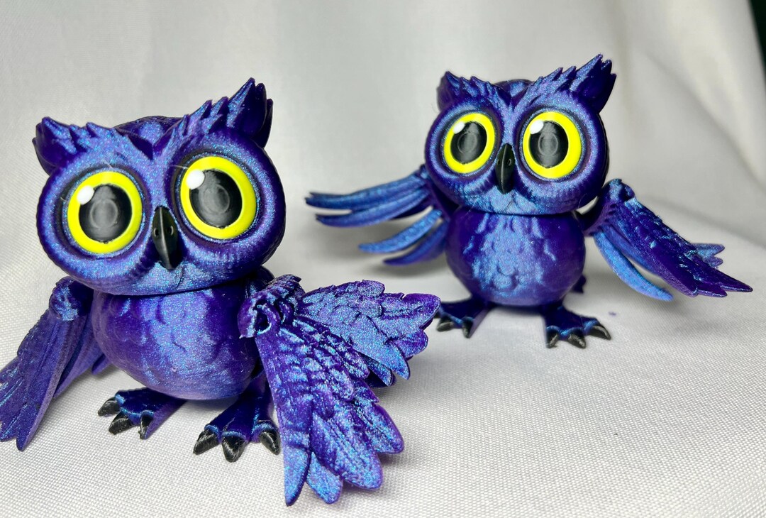 3D Flexi Articulated Owl | Authorized Flexi Factory Seller | Fidget ...