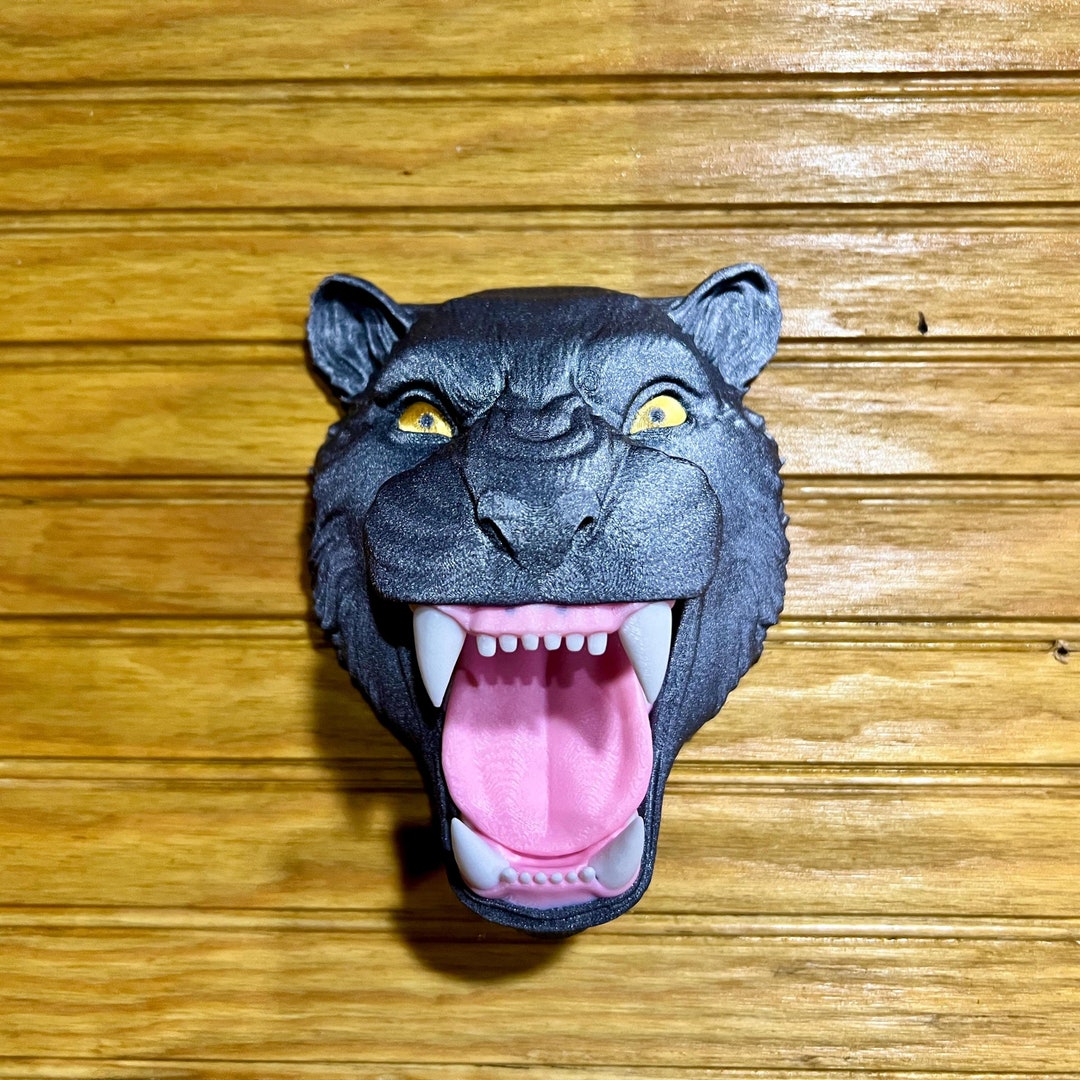 3D Roaring Panther Wall Mask | Wild Animal Decor | Safari Decor - Etsy