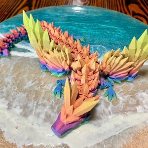 3D Crystal Winged Dragon Desk Fidget Toy | Authorized Cinderwing Seller ...