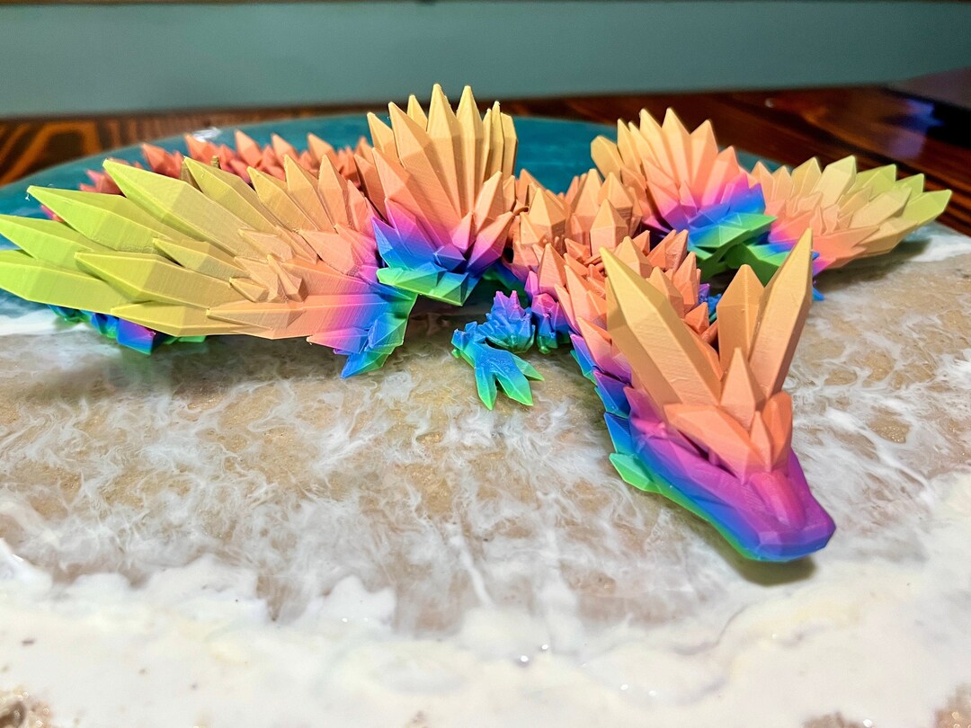 3D Crystal Winged Dragon Desk Fidget Toy | Authorized Cinderwing Seller ...