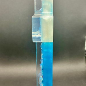 9-inch Resin Cross With Colorful Quartz | Crosses and Crucifixes ...