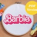 Barbie Cross Stitch Pattern - Etsy