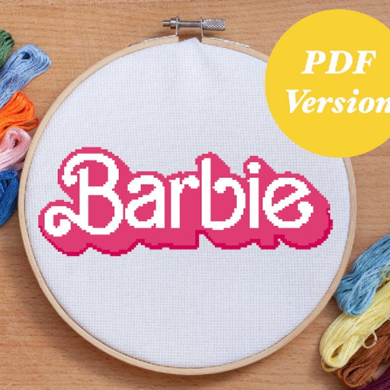 Cross Stitch Barbie - Etsy