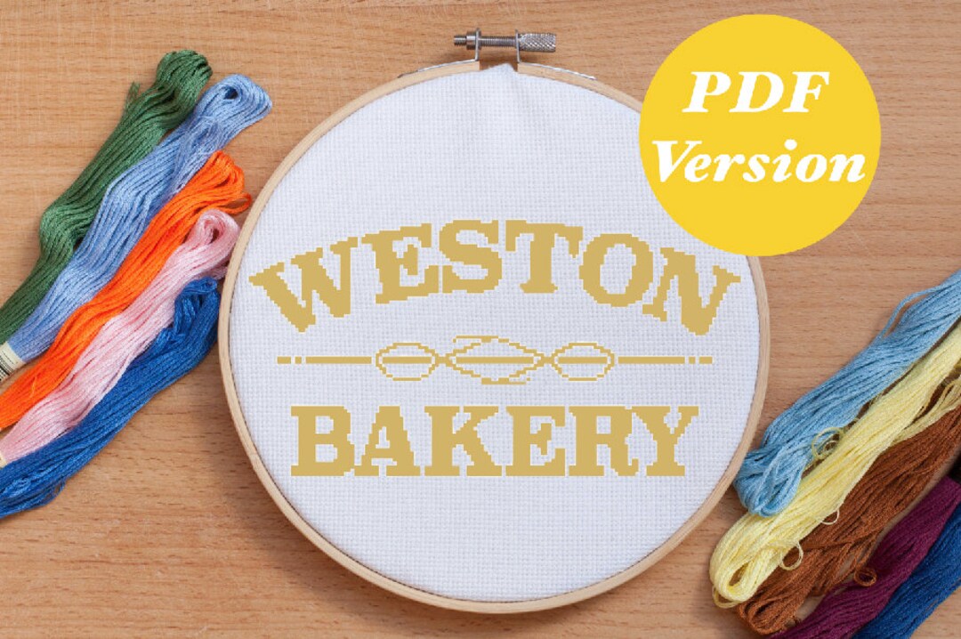 Gilmore Girls "weston Bakery" Cross Stitch Pattern - Etsy