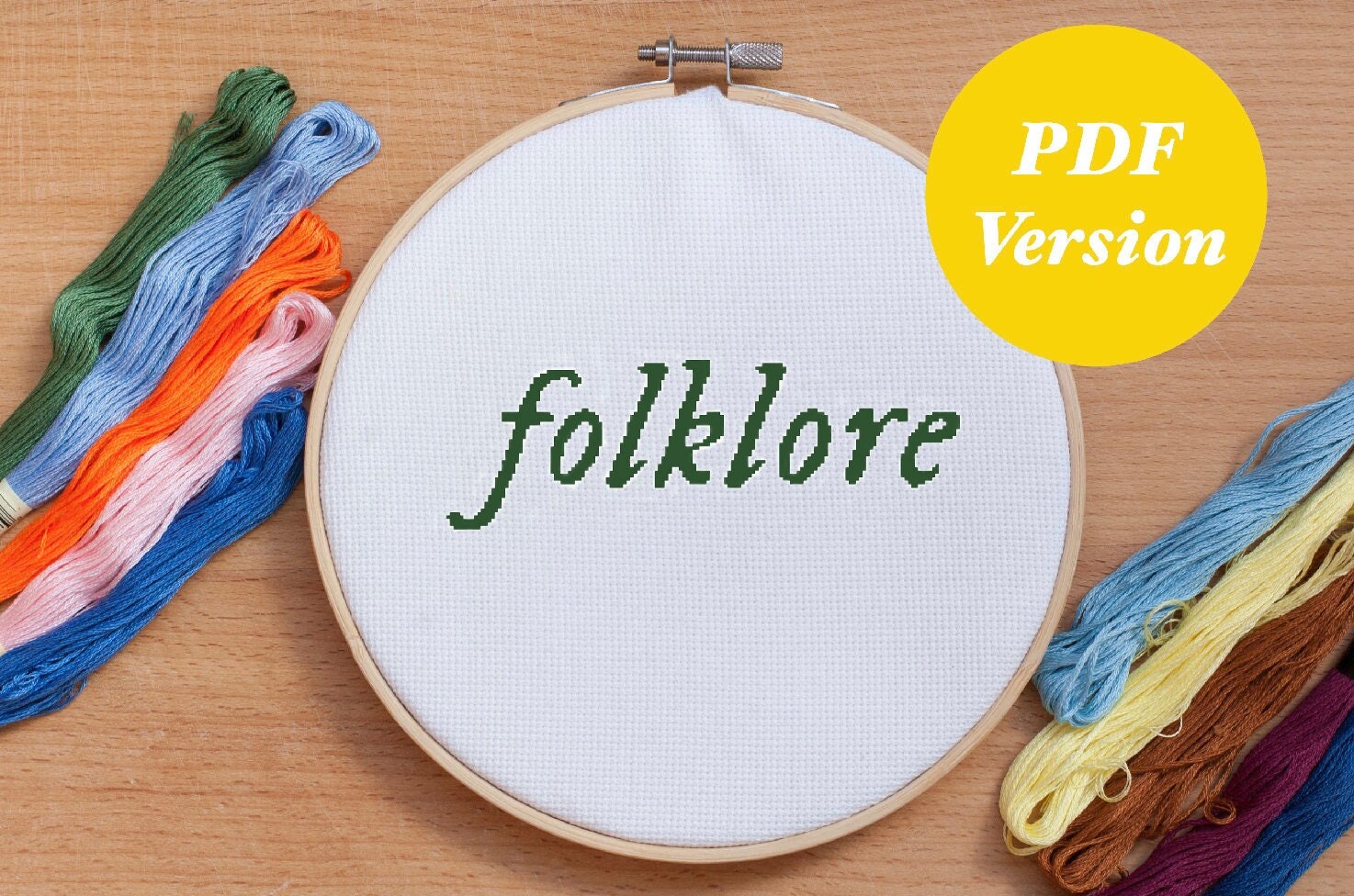 Taylor Swift Folklore Cross Stitch Pattern - Etsy