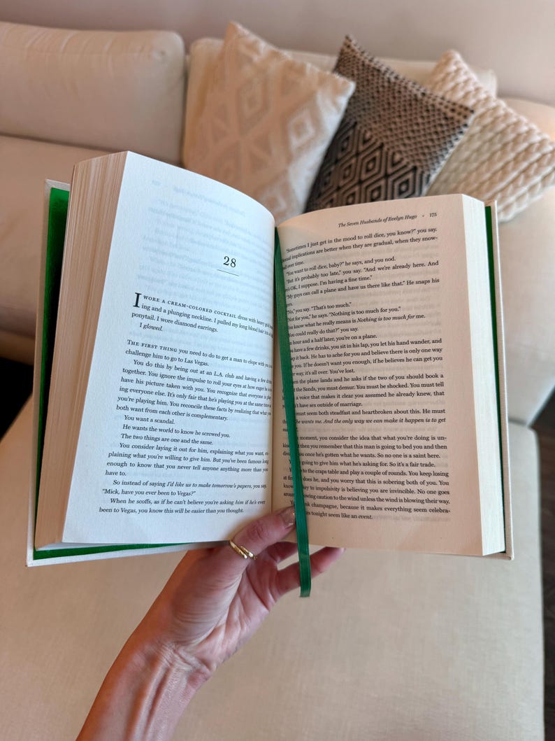 The Seven Husbands of Evelyn Hugo Taylor Jenkins Reid – Custom Book Binding Handmade Book ...