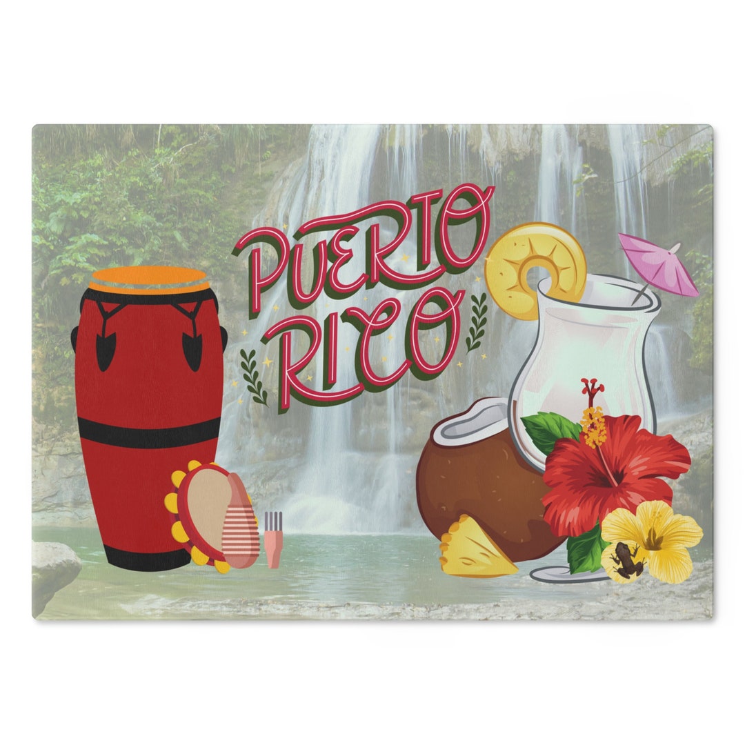Puerto Rican Board, Tempered Glass, Glass Cutting Board, Cutting ...