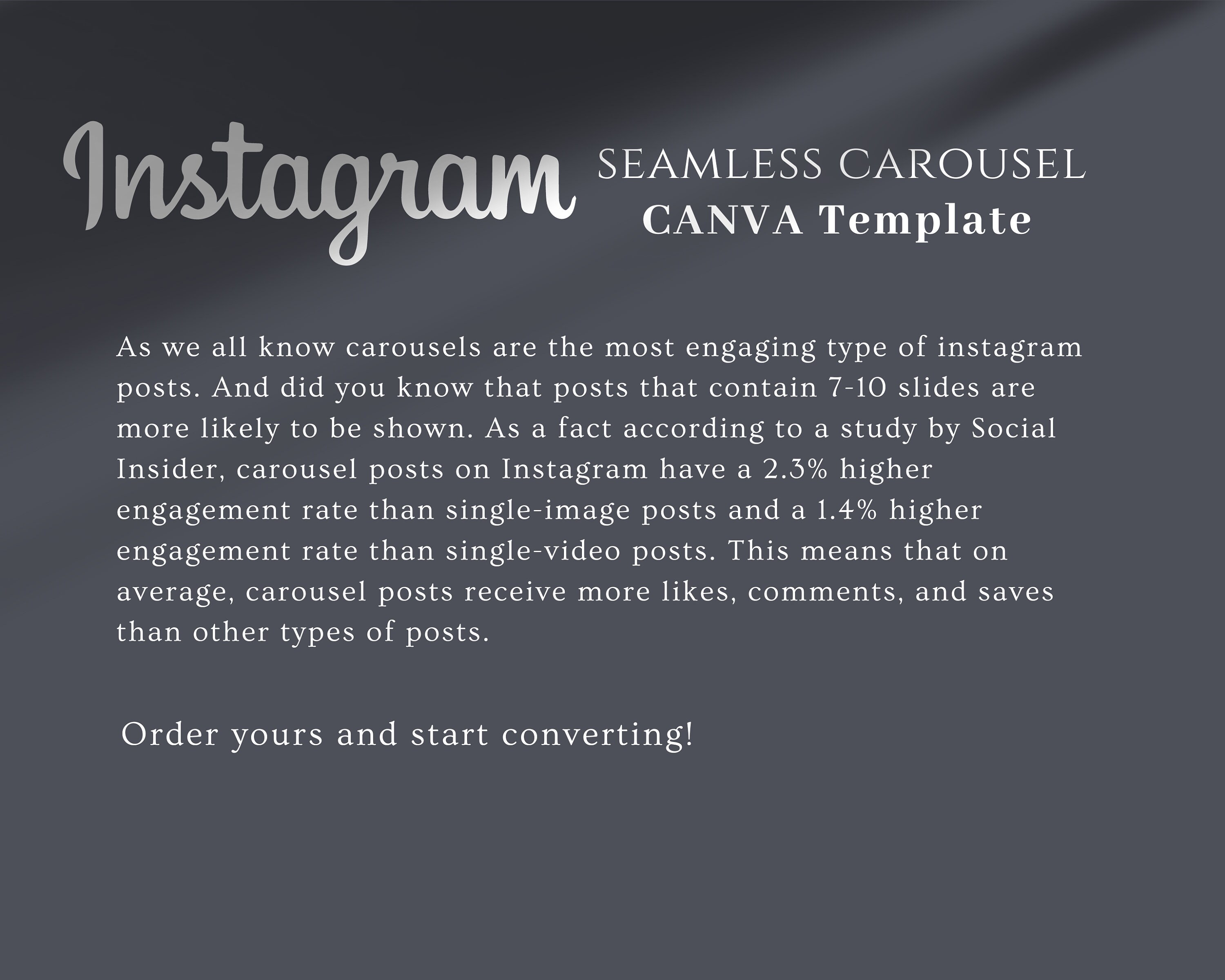 Instagram Seamless Carousel, Design Canva Carousel Post, Carousel Posts ...