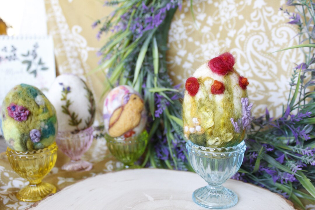 Large Felted Easter Egg//waldorf Inspired//easter Decor// Spring ...