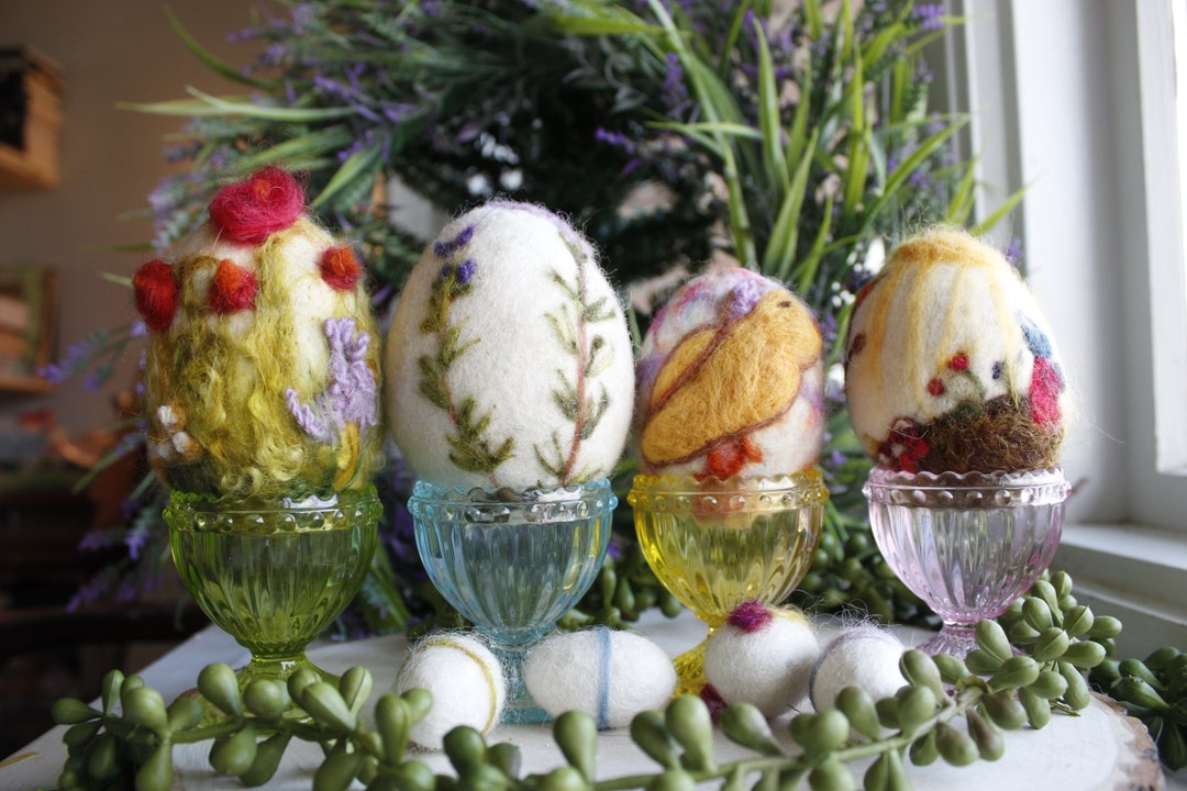 Large Felted Easter Egg//waldorf Inspired//magical Home - Etsy