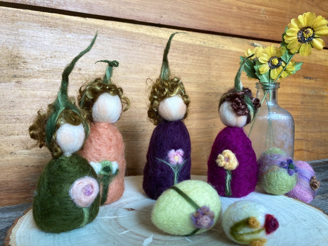 Spring Bulb Babies/ Seasonal Table/ Waldorf Inspired/ Easter Time/ Free Shipping - Etsy