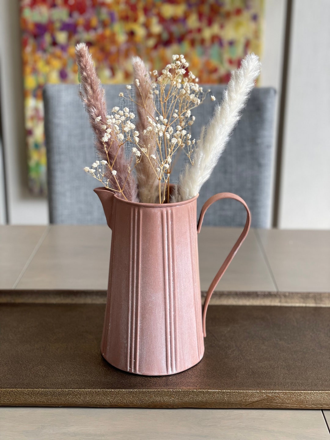 Flower Vase Pitcher Flower Vase for Home Decoration Modern Farmhouse ...