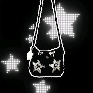 Star Messenger Bag / Satchel crochet - Etsy