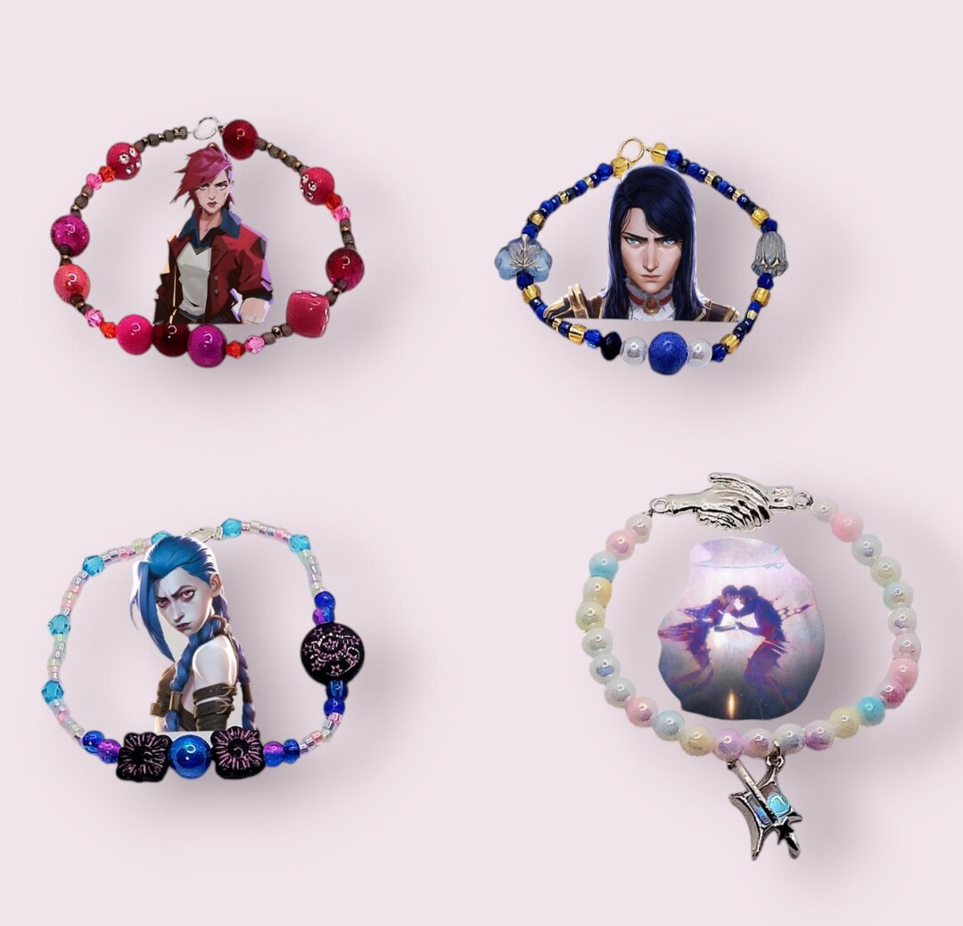 Arcane Inspired Bracelets, Handmade, Unique Fan Jewelry, Gift Idea ...