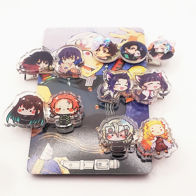 Demon Slayer Shinobu Hair Clips - Etsy